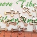 16 Pcs per Pack 25x15mm Cutout Cross Charm Lead Free Pewter - Etsy