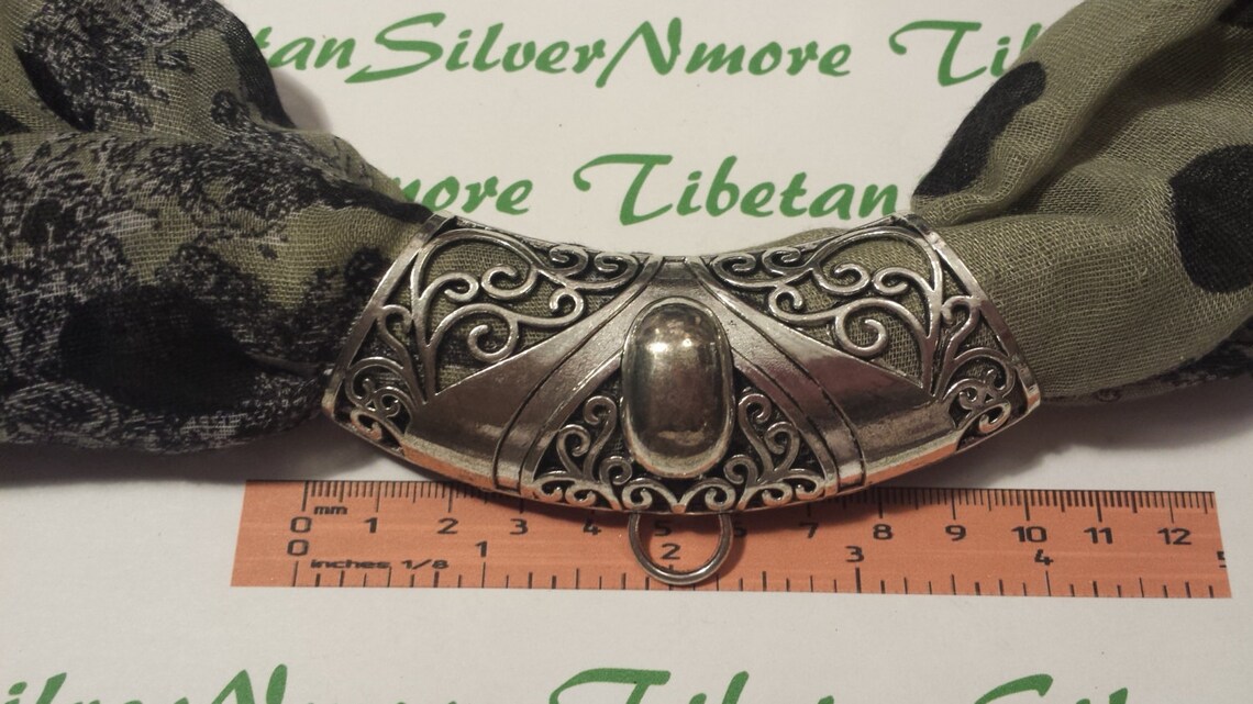 1 Pc per Pack 100x34x20mm Metal Extra Large Scarf Bail Antique - Etsy