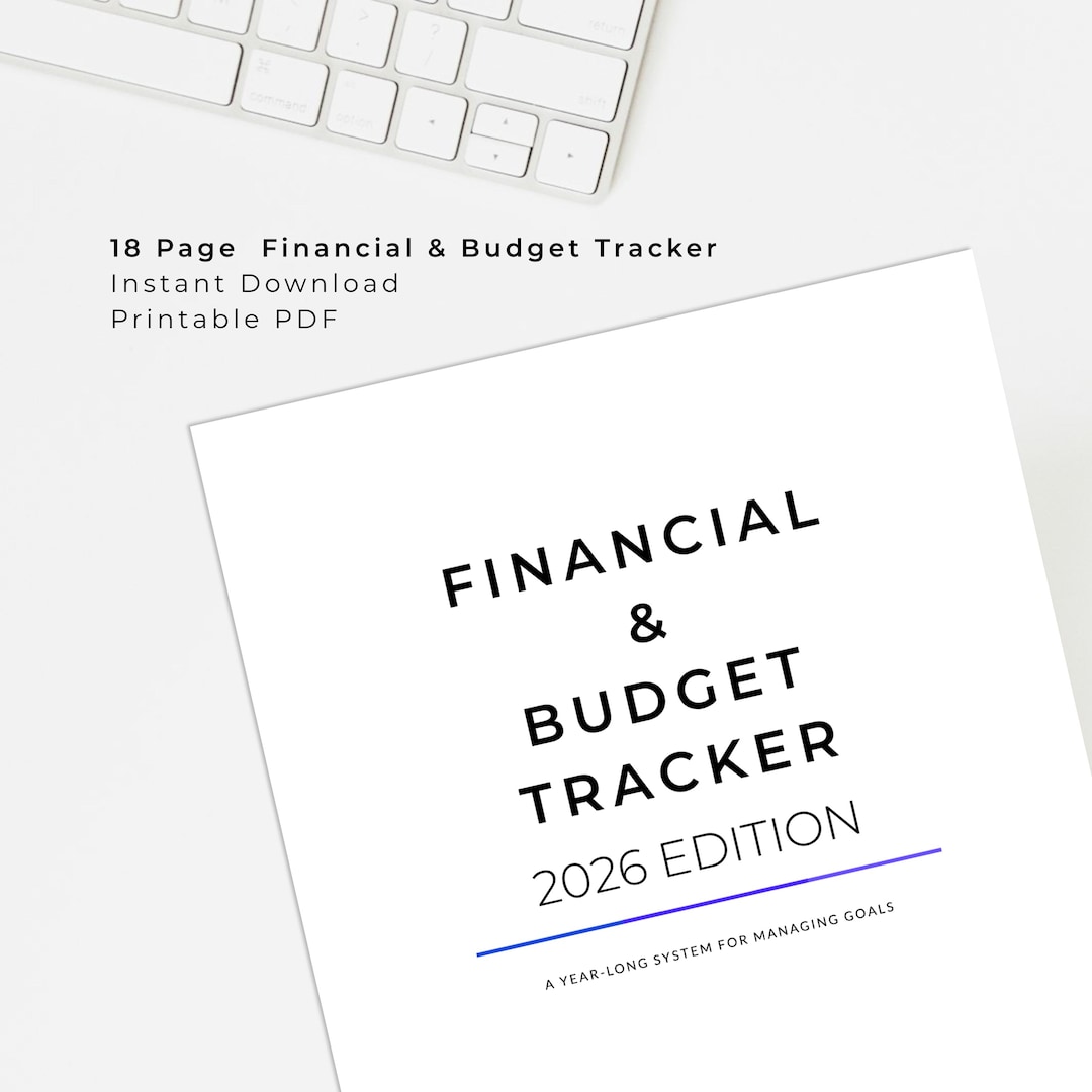 2026 Budget Planner – Printable Financial Tracker PDF – A4 / A5 ...