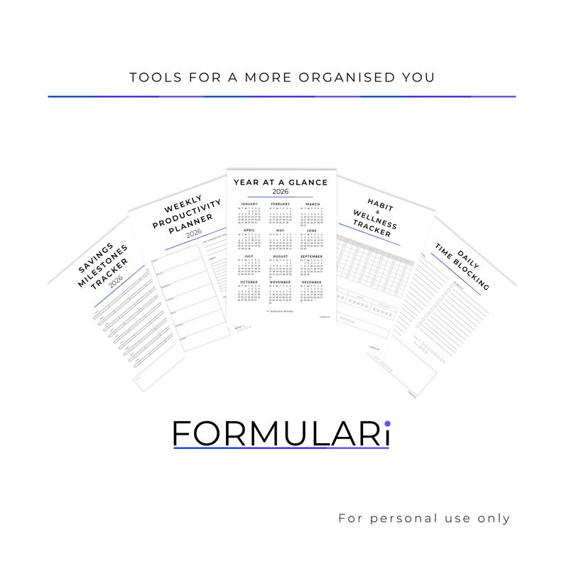 Ultimate 2026 Planner System Bundle – Full Printable, Instant Download ...