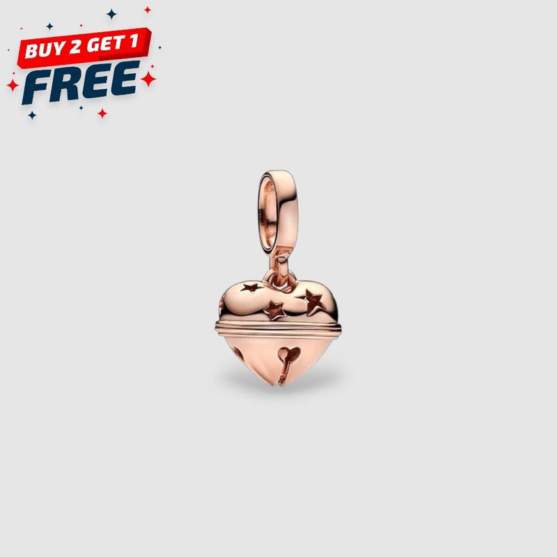 Bell Charm Rose Gold - Etsy