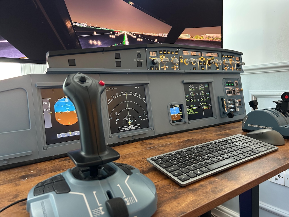Ready Made Desktop 3D Printed Airbus Cockpit A320 MIP for Flight ...