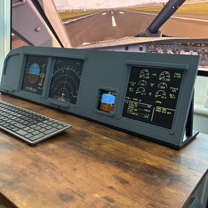 Airbus A320 MIP Cockpit – Fully Assembled Flight Simulator Desktop Rig ...