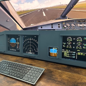 Airbus A320 MIP Cockpit – Fully Assembled Flight Simulator Desktop Rig ...