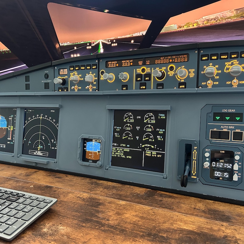 Flight sim airbus panel - Etsy.de