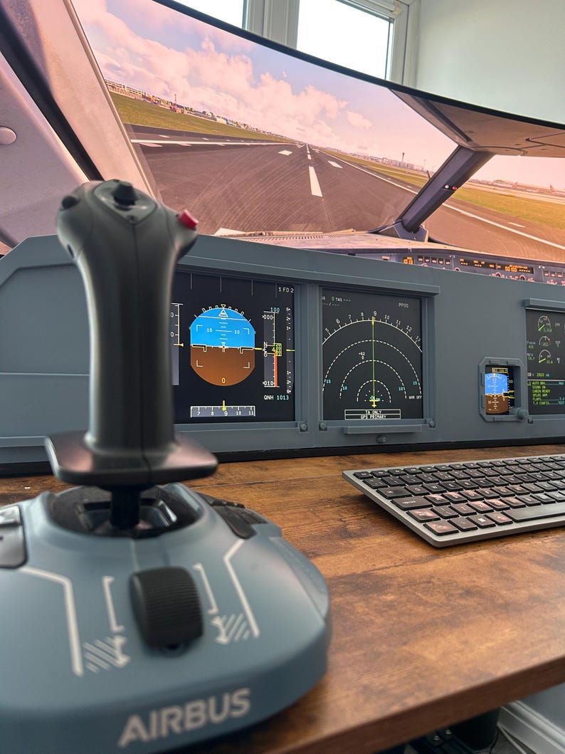 Ready Made 3D Printed Airbus A320 MIP Desktop Cockpit for Flight ...