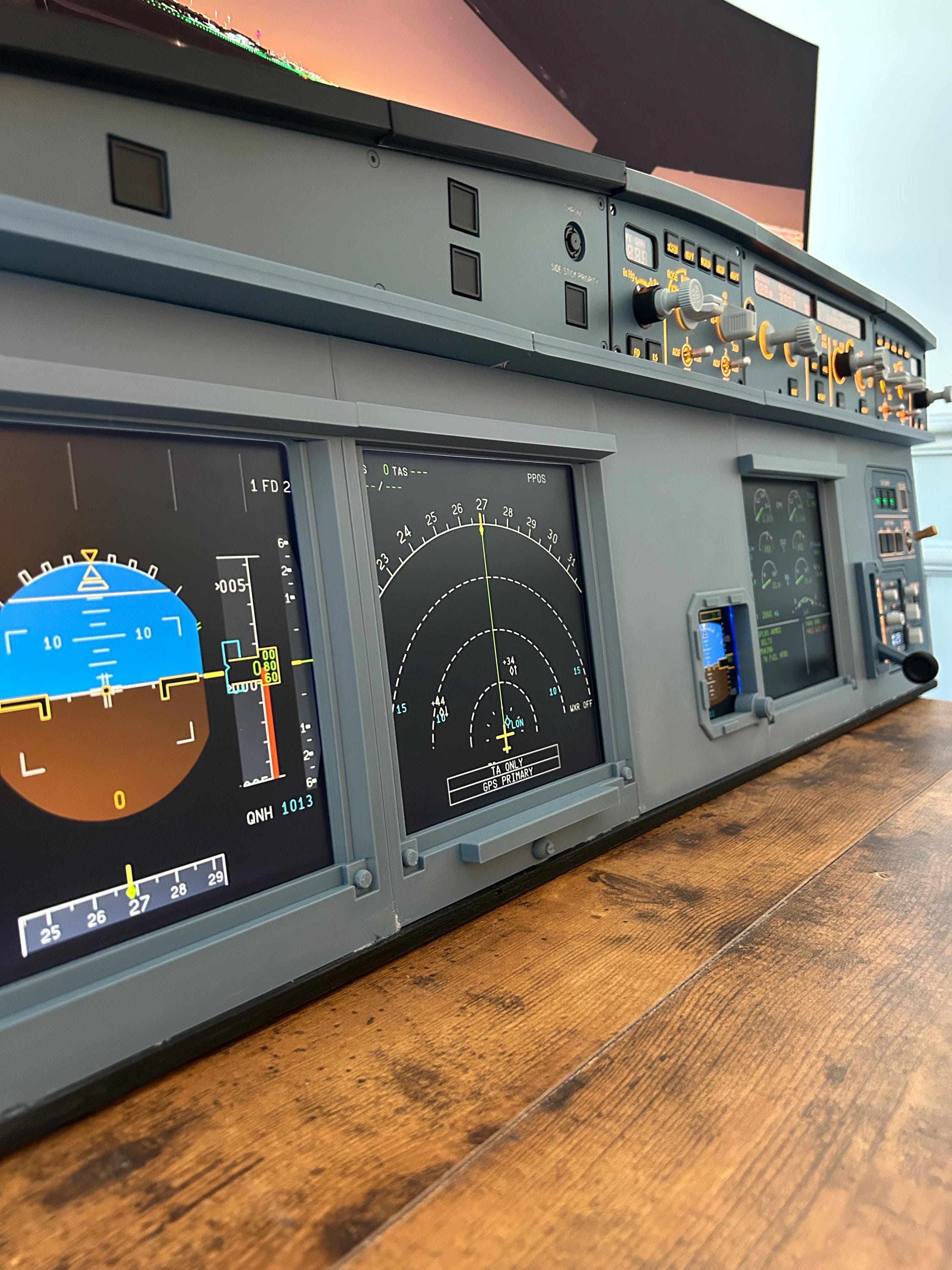 Ready Made Desktop 3D Printed Airbus Cockpit A320 MIP for Flight ...