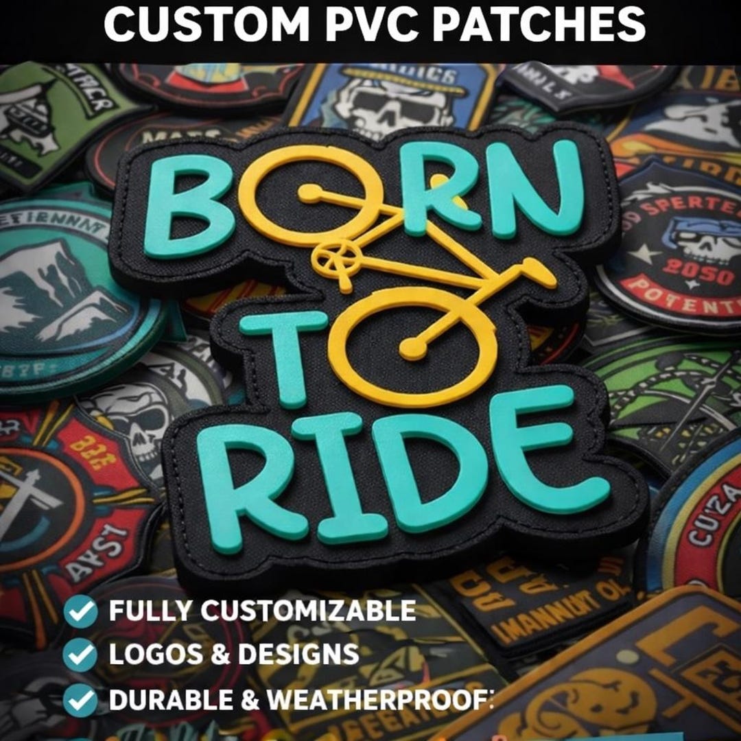 Custom PVC Patches | 2D 3D Rubber Patches | Fully Custom Logo Patches ...