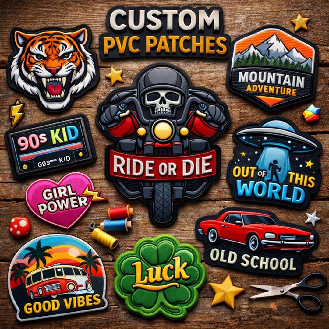 Custom 3D PVC Patches | Personalized Rubber Logo Patches | Tactical ...