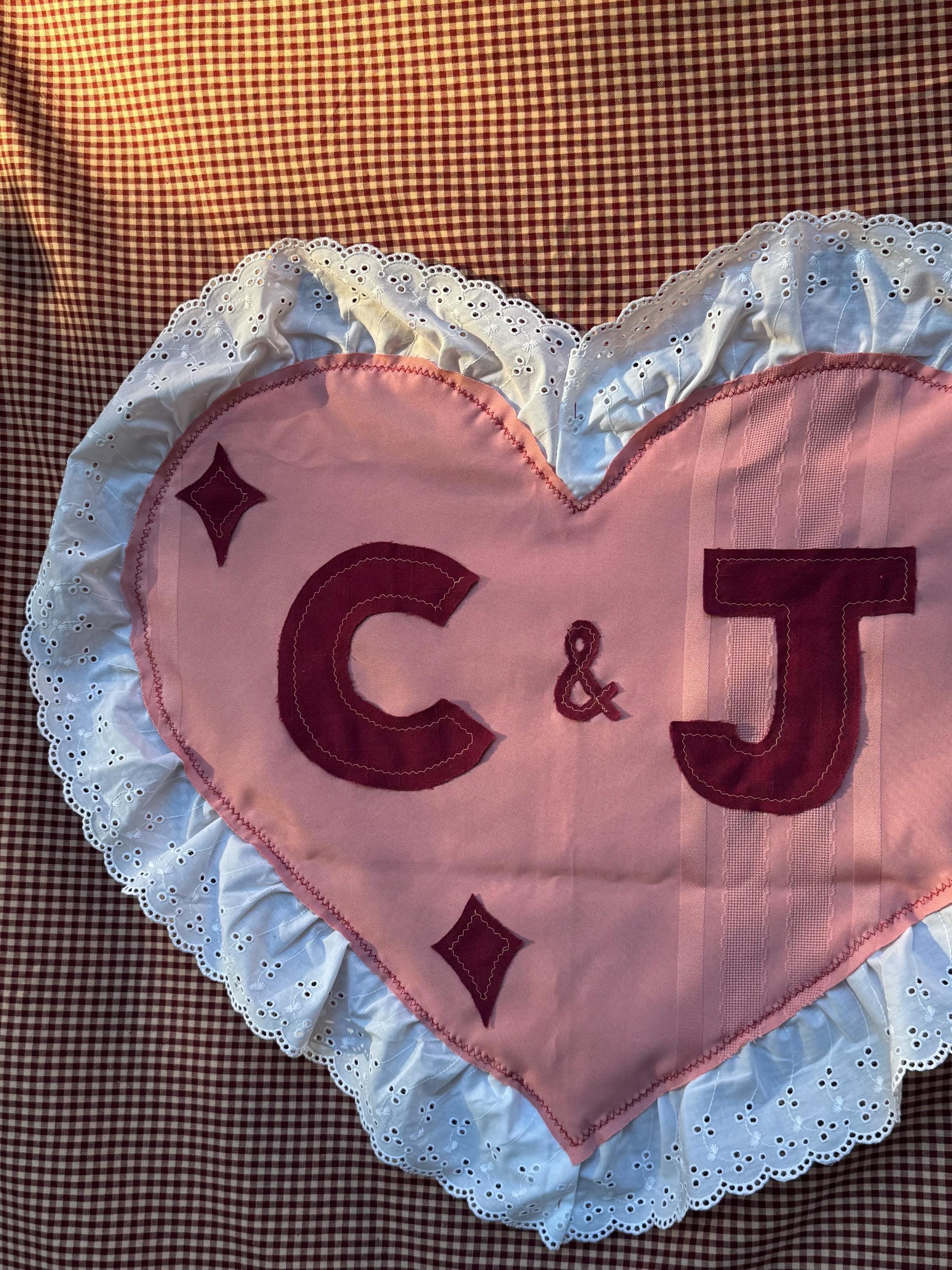 Sewn Engagement/wedding Banner (customizable) - Etsy