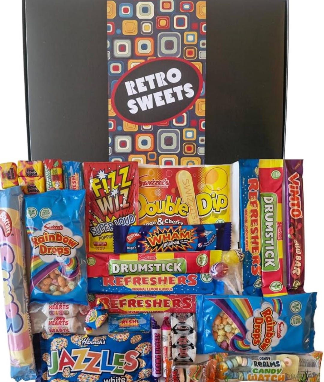 Mega Retro Sweets Gift Box, the Super 80's & 90's Sweet Hamper, FREE ...