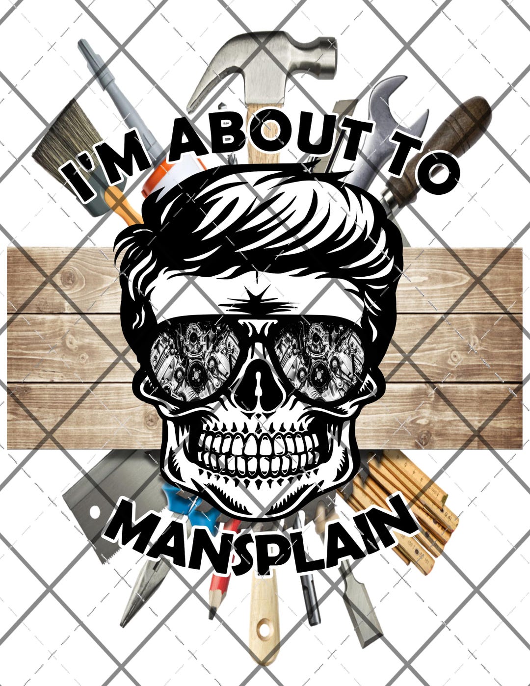Man Splain DIGITAL DOWNLOAD Png Image Sublimation File 300dpi Image - Etsy