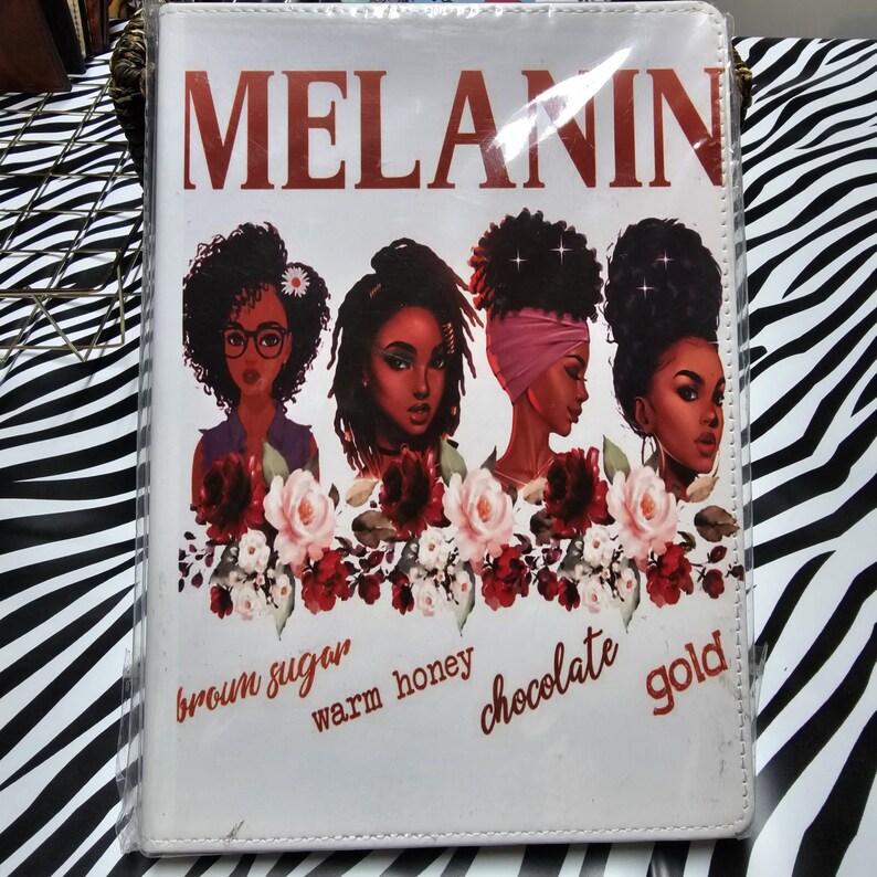 Melanin African Girls Quotes - Journal, Writing Diary - Etsy