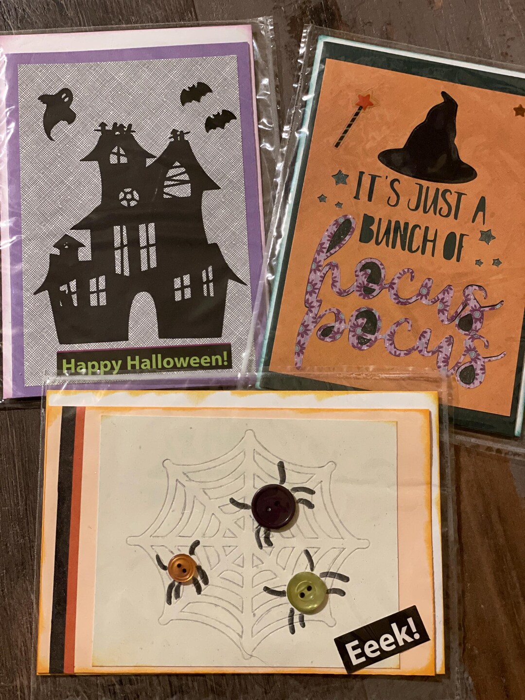 Happy Halloween Greeting Cards | Handmade Blank Cards | Stationary ...