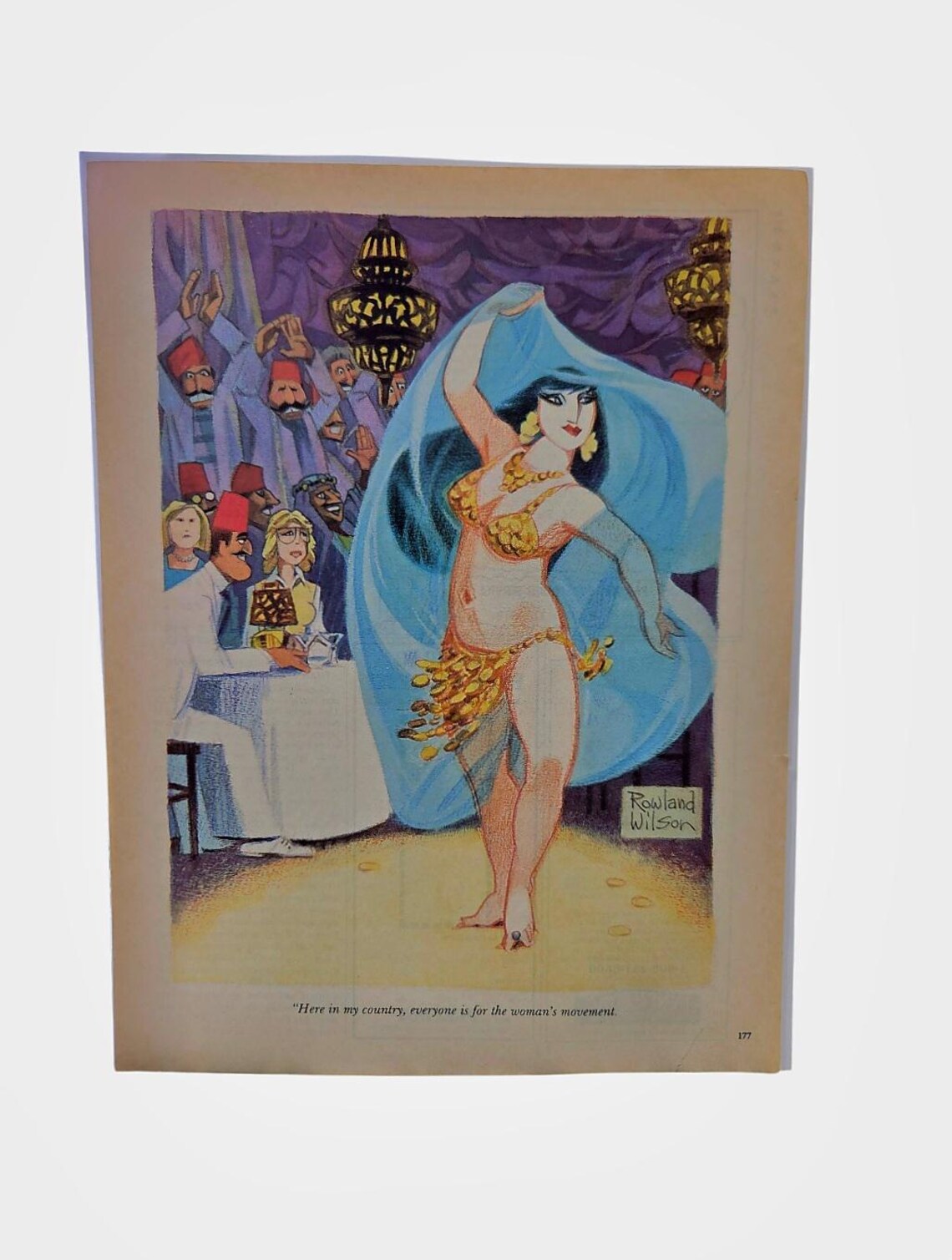8x10 Vintage Original Adult Comic By Artist Rowland Wilson Etsy 0271