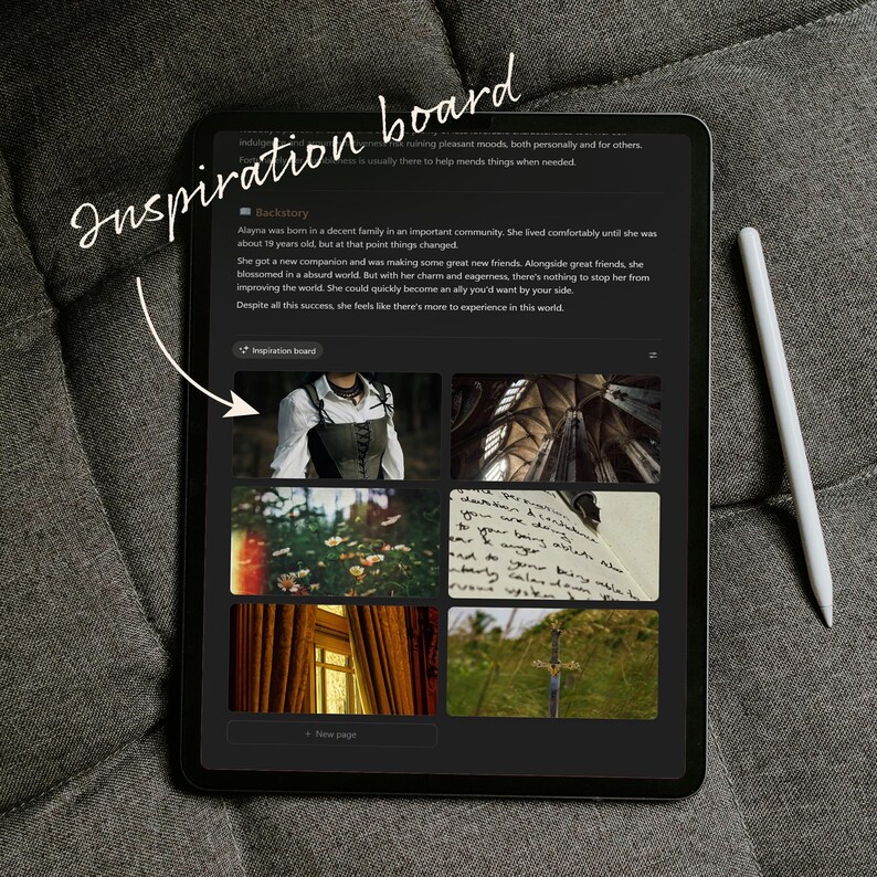 RPG Player's Codex Notion Template | D&D Player Journal - Etsy