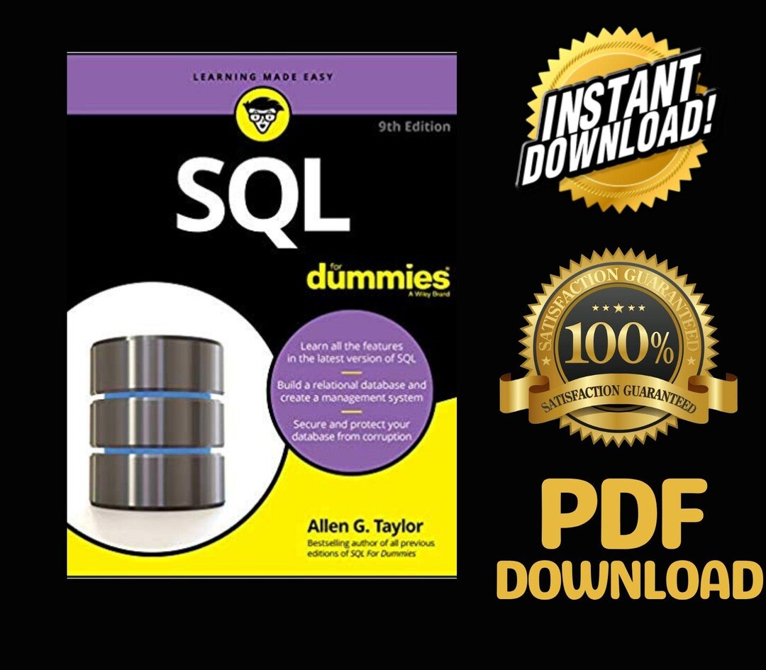 SQL for Dummies (computer/tech) 9th Edition - Etsy