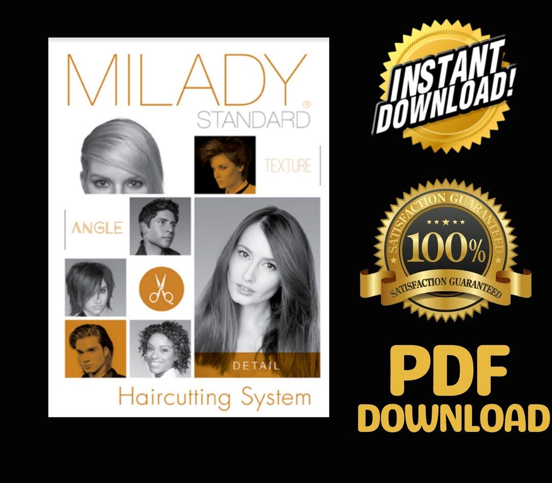 Milady Standard Haircutting System, Spiral Bound Version by Milady Pdf ...