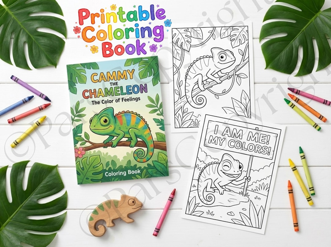 Emotions & Colors Coloring Book for Kids | Mindfulness Activity ...