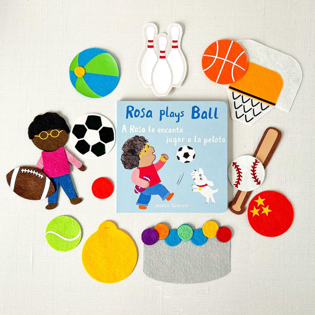 Rosa Plays Ball - Etsy