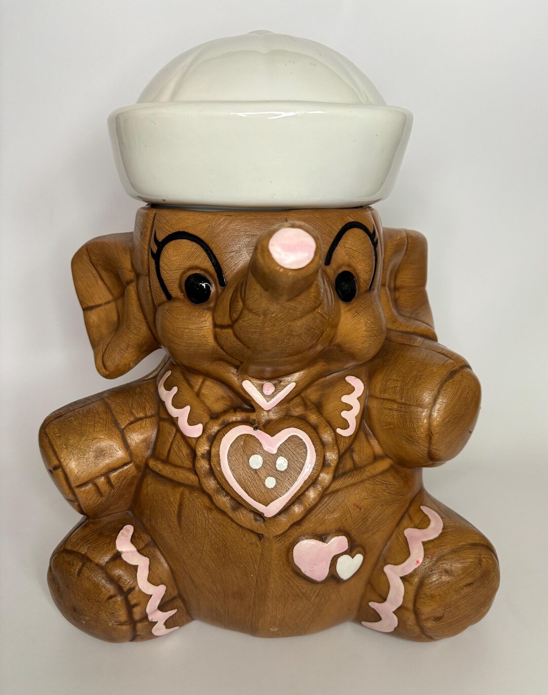 Adorable Vintage Twin Winton Ceramic Gingerbread Sailor Elephant Cookie ...