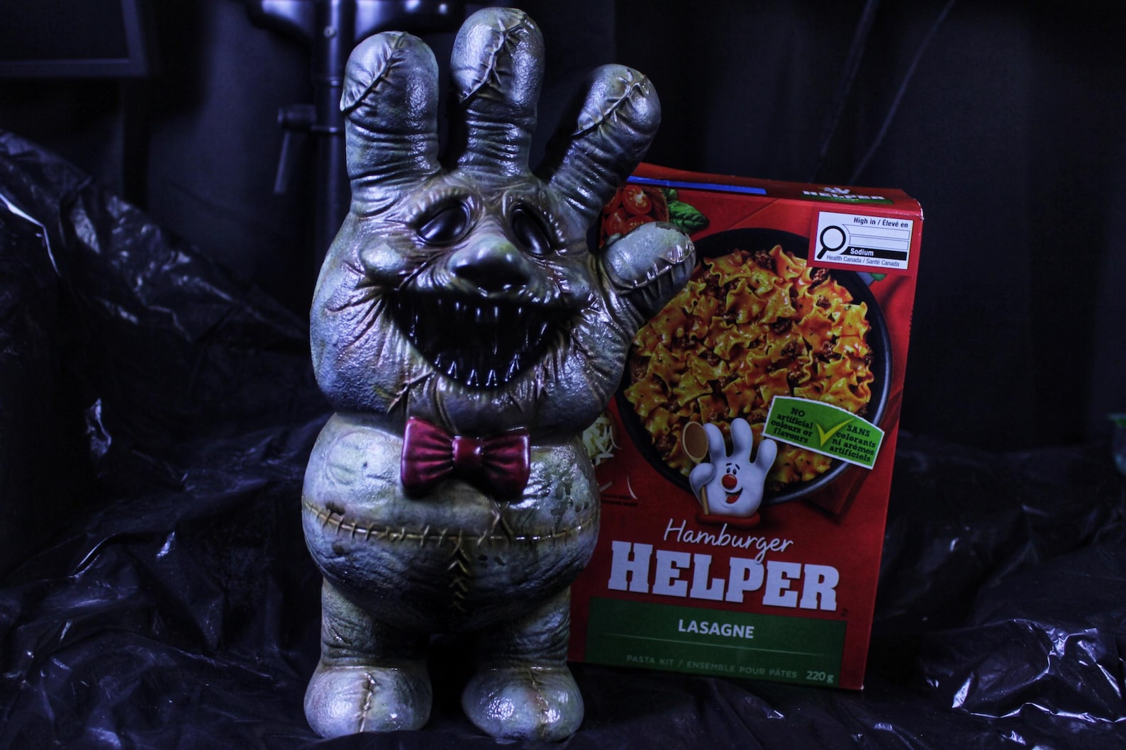 Hamburger HELP ME Dark Art Sculpture - Etsy