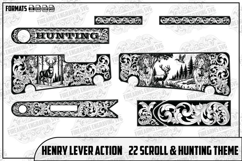 Henry Lever Action 22 Hunting Design SVG - Instant Digital Download ...
