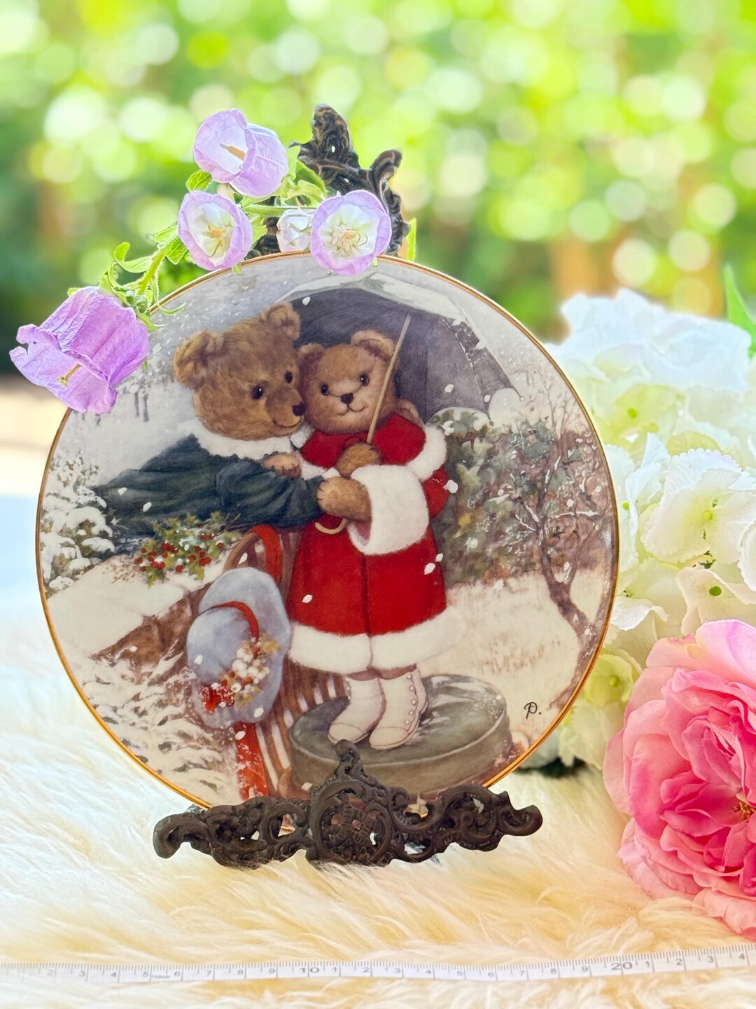 Vintage Franklin Mint Teddy Bear Plate – "fur-ever Yours" Fine ...