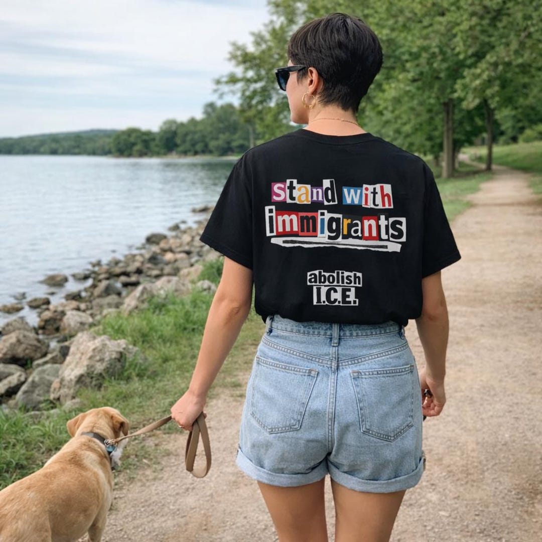 Stand With Immigrants T-shirt | Abolish ICE Tee | Immigration Rights ...
