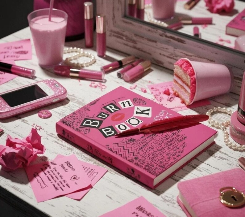 Personalized Mean Girls Burn Book Custom Pink Journal | Regina George ...