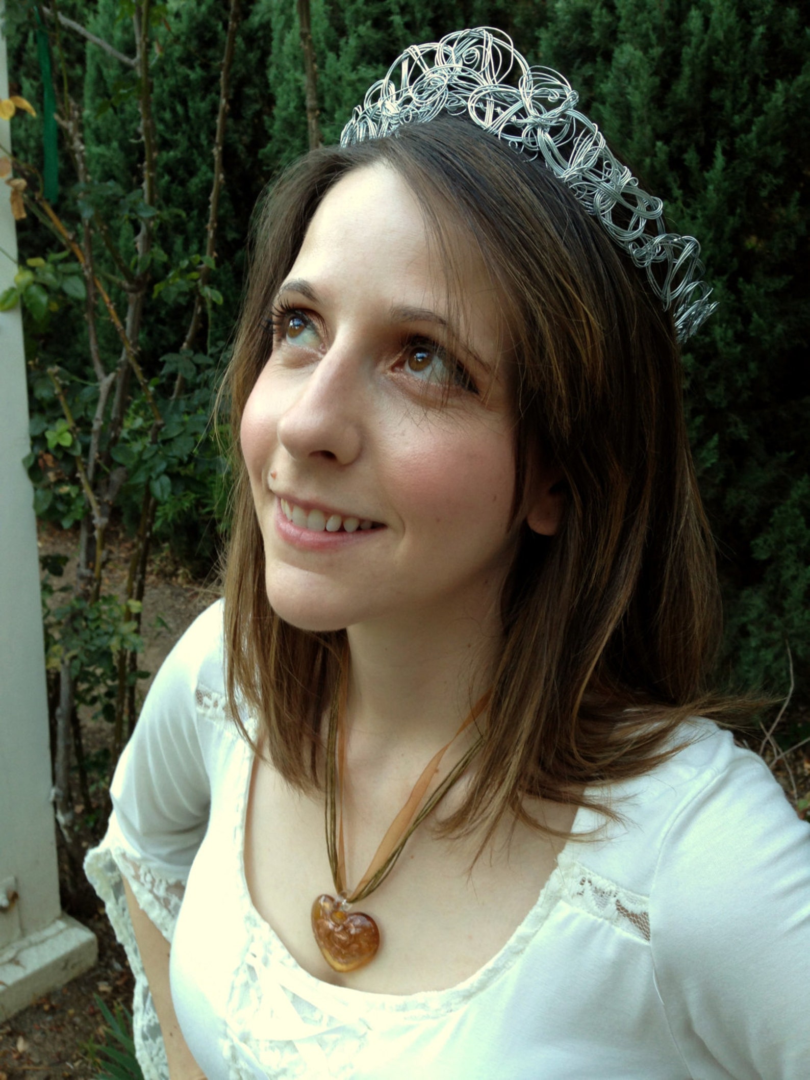 Silver Wire Crown Wire Wrapped Headpiece Bridal Crown - Etsy