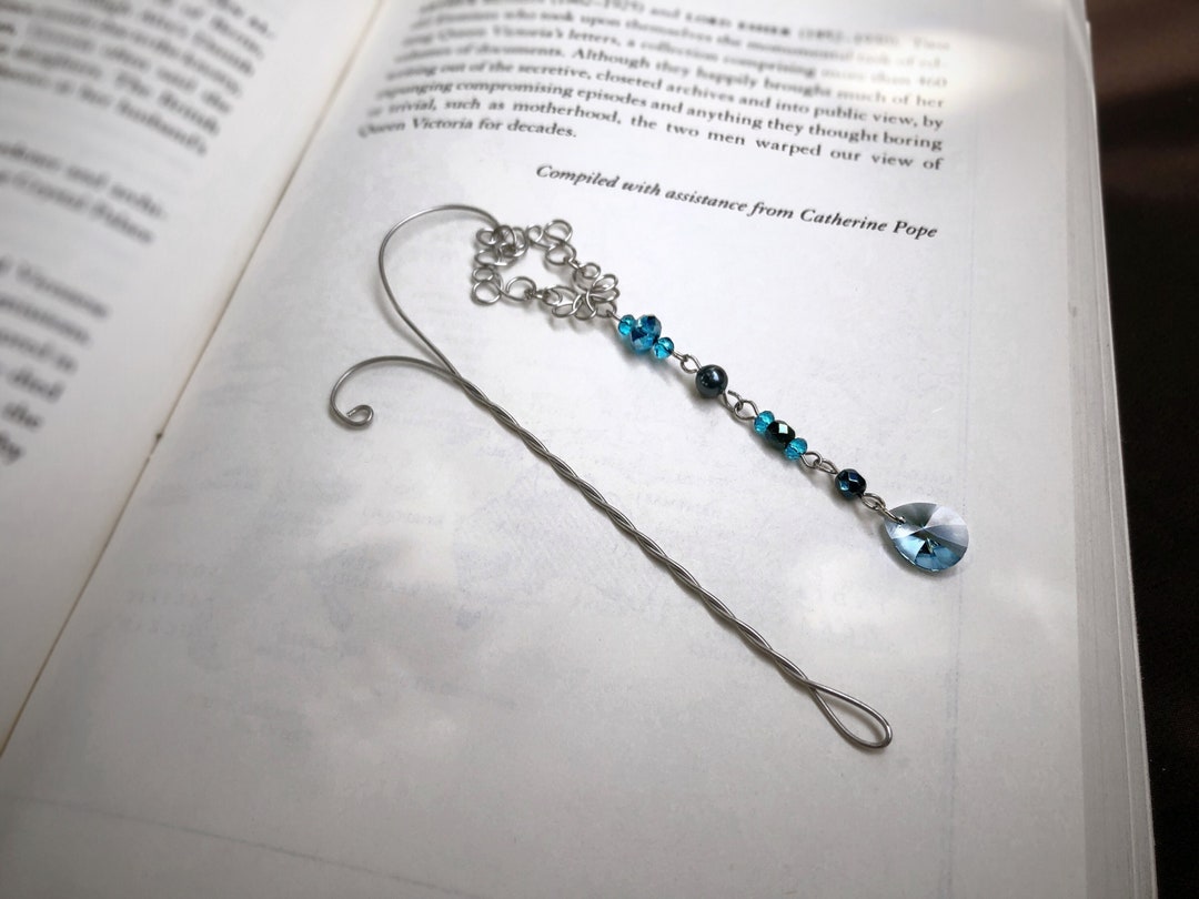 Custom Metal Bookmark, Bookish Gifts, Wire Bookmark, Sparkly Jeweled ...