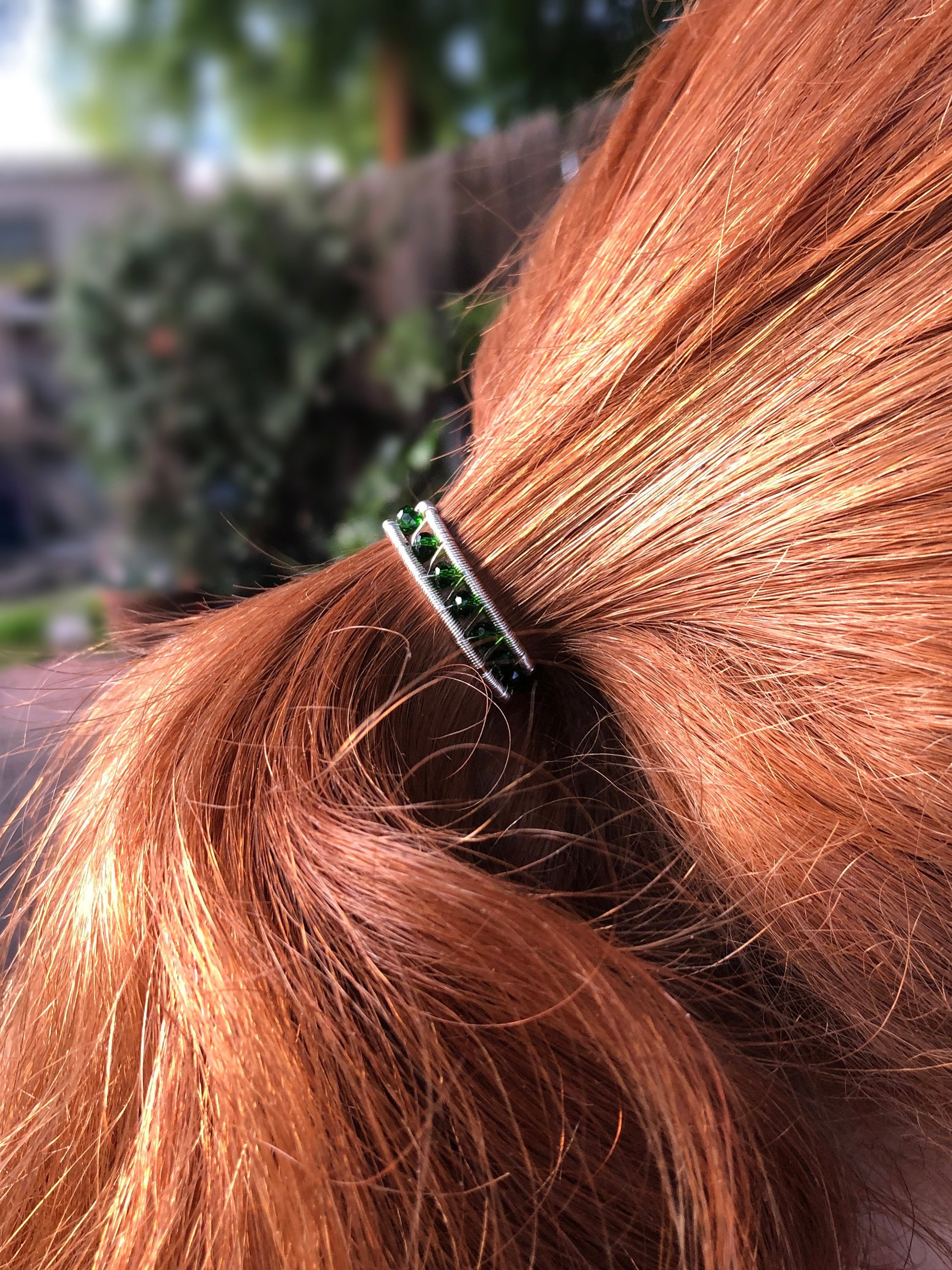 Metal Ponytail Cuff Beaded Ponytail Holder Silver Hair Band | Etsy