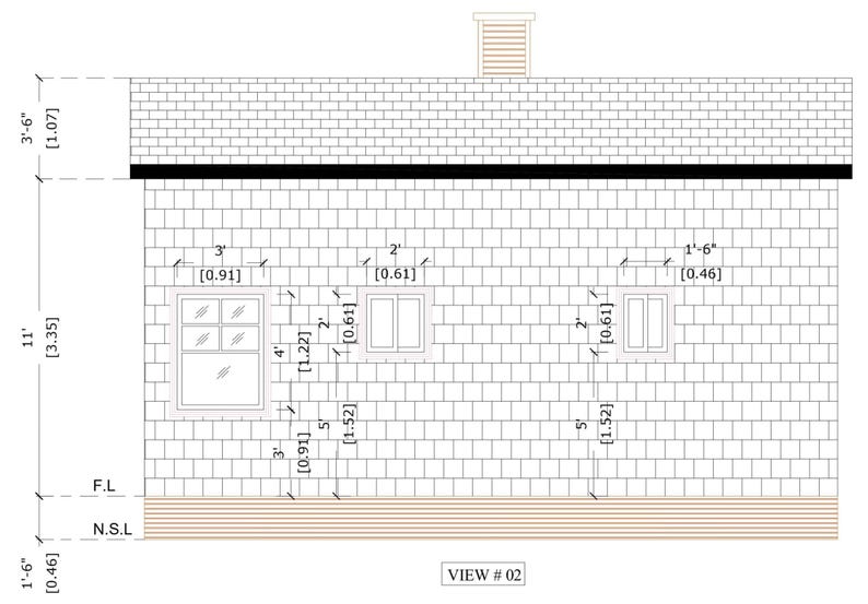 24X20 Small Cabin Plans, 6mx7m Small House Plan, 1 Bed & 1 Bath Tiny ...