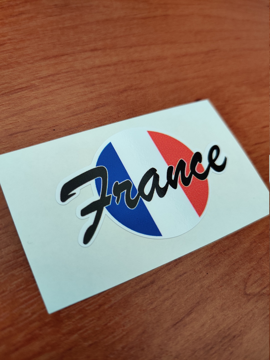 France Round Flag Sticker for Laptop Book Fridge Guitar Motorcycle ...