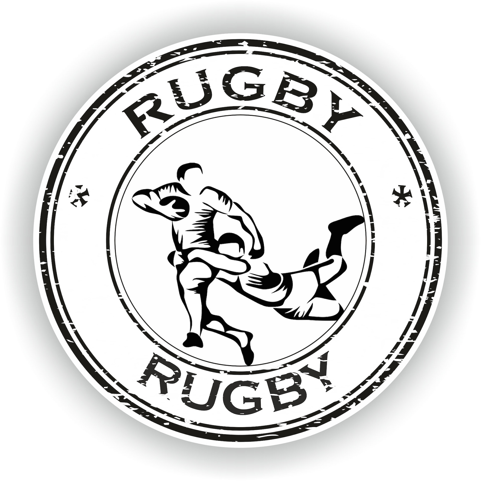 Rugby Sticker Sports for Laptop Book Fridge Guitar Motorcycle Helmet ...