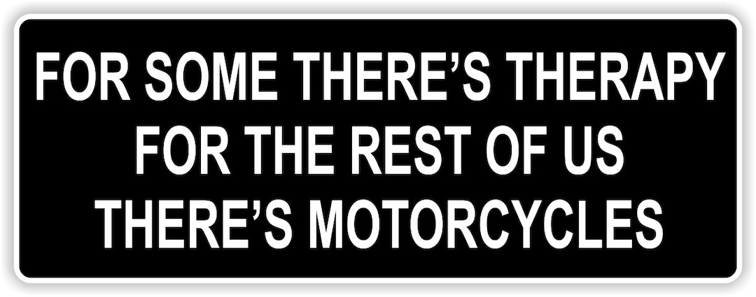 Therapy Sticker for Bumper Car Laptop Book Fridge Guitar Motorcycle ...