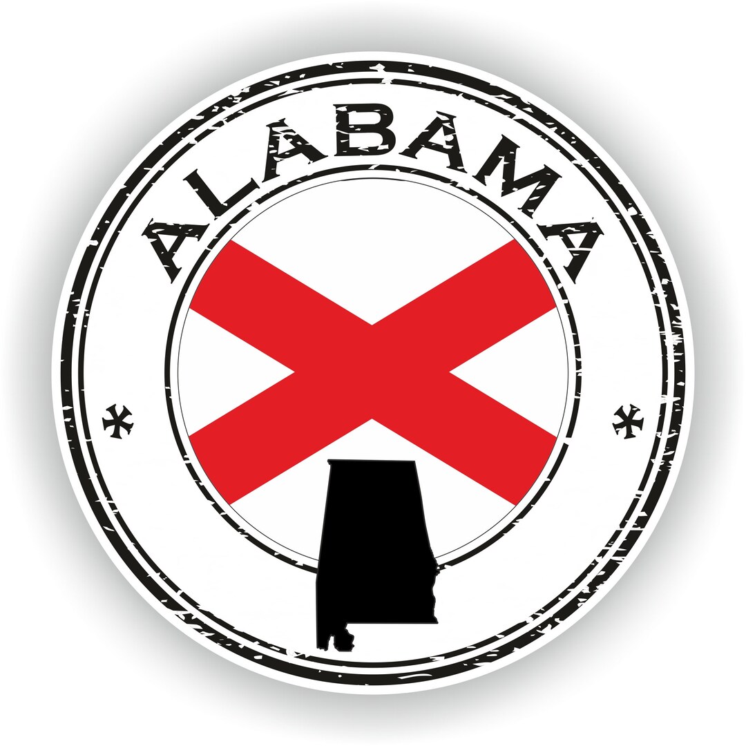 Alabama Seal Round Flag - Digital File Download - Svg, Png, Eps, Jpg - Etsy