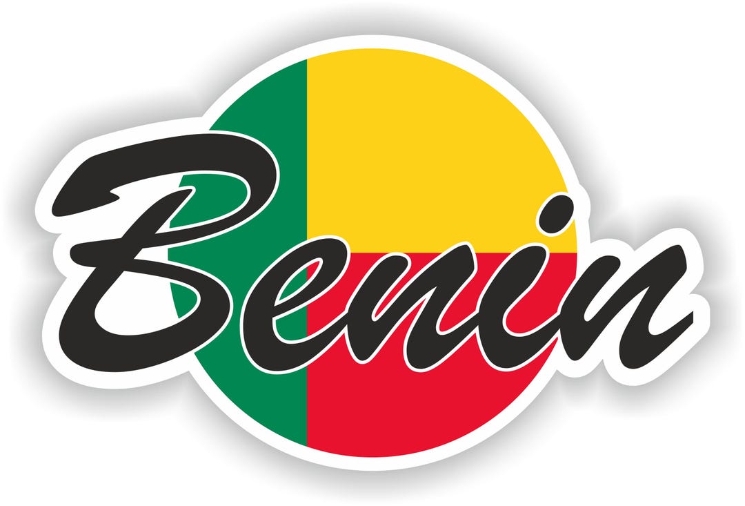 Benin Sticker Flag for Laptop Book Fridge Guitar Motorcycle Helmet ...