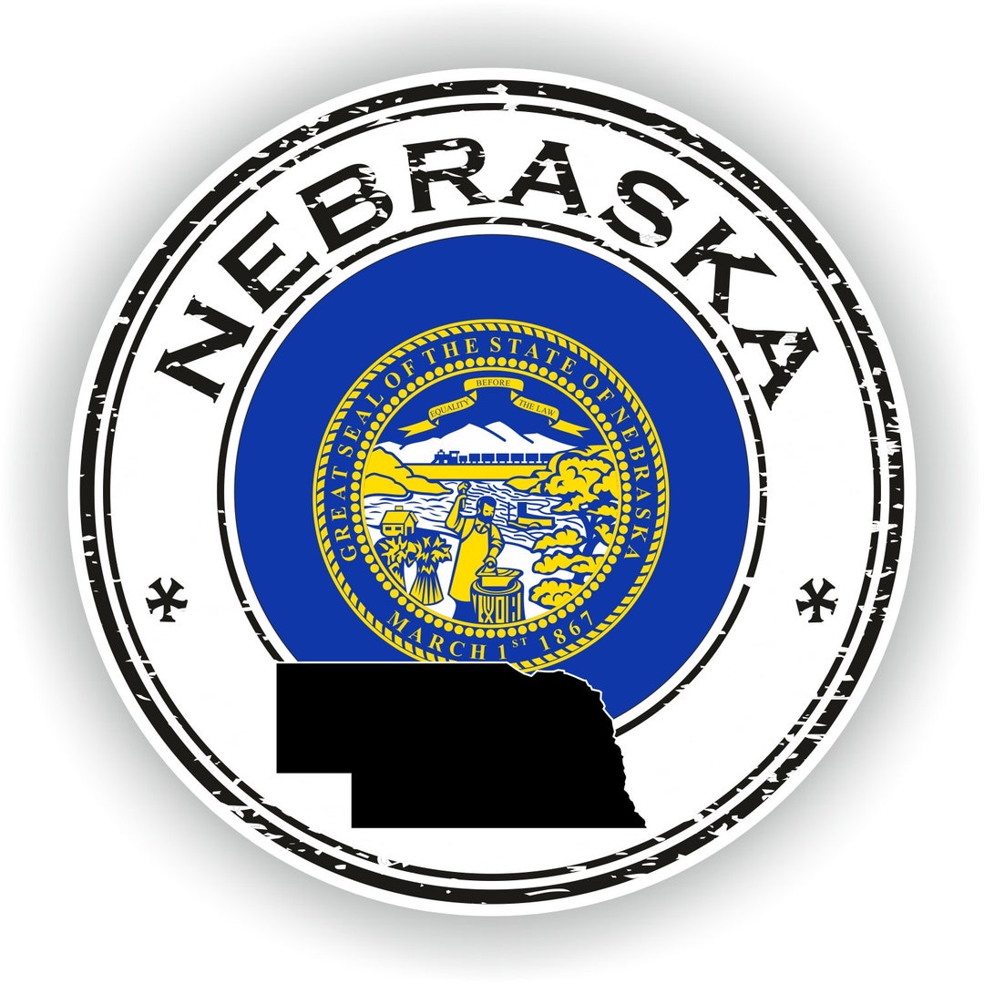 Nebraska Seal Round Flag - Digital File Download - Svg, Png, Eps, Jpg ...