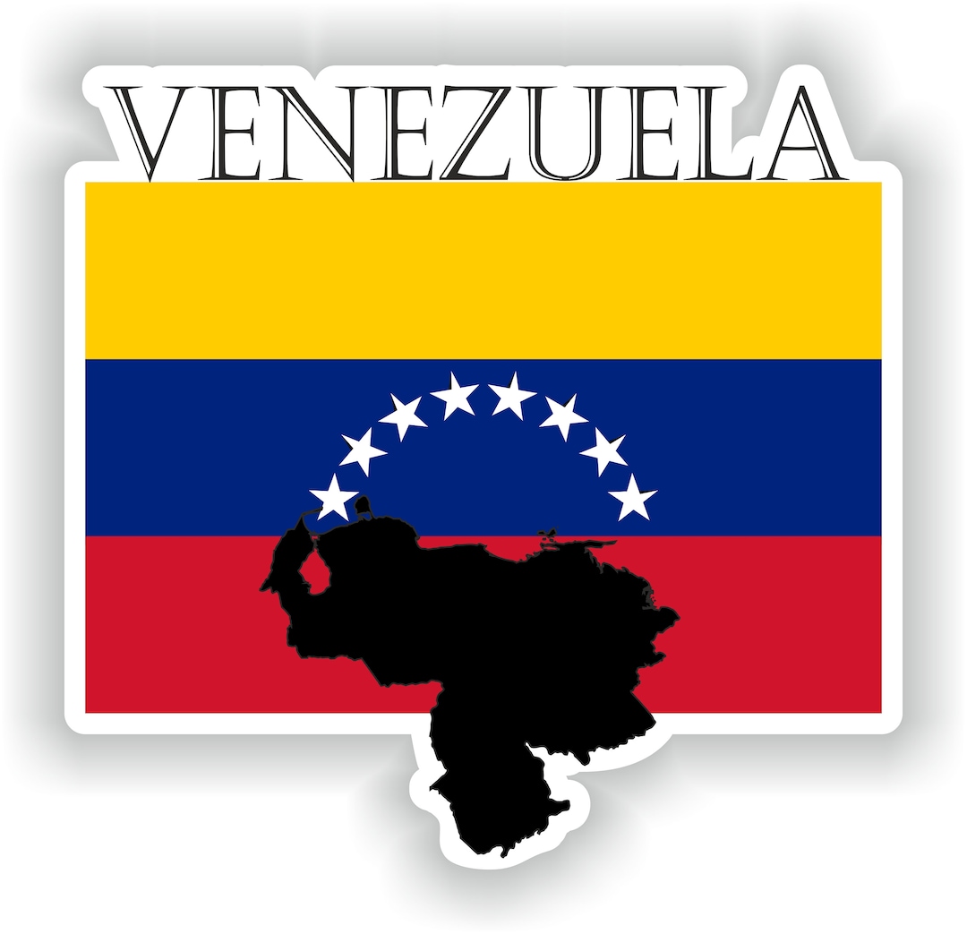 Venezuela Sticker Flag MF for Laptop Book Fridge Guitar Motorcycle ...