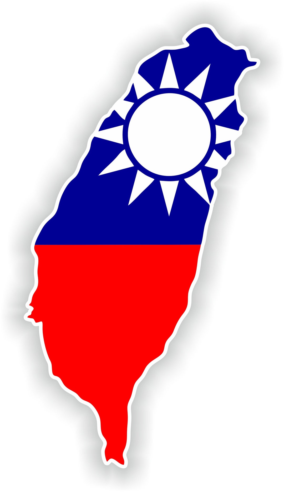 Taiwan Map Flag - Digital File Download - Svg, Png, Eps, Jpg - Etsy
