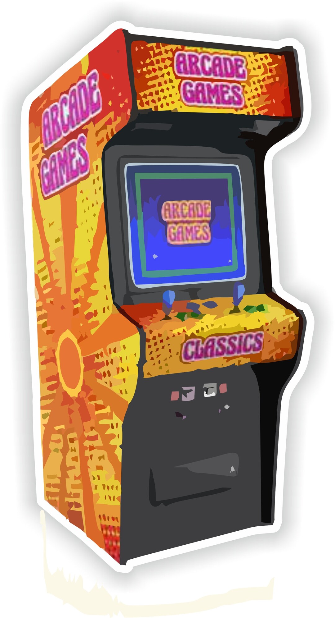 Arcade Retro Game - Digital File Download - Svg, Png, Eps, Jpg - Etsy