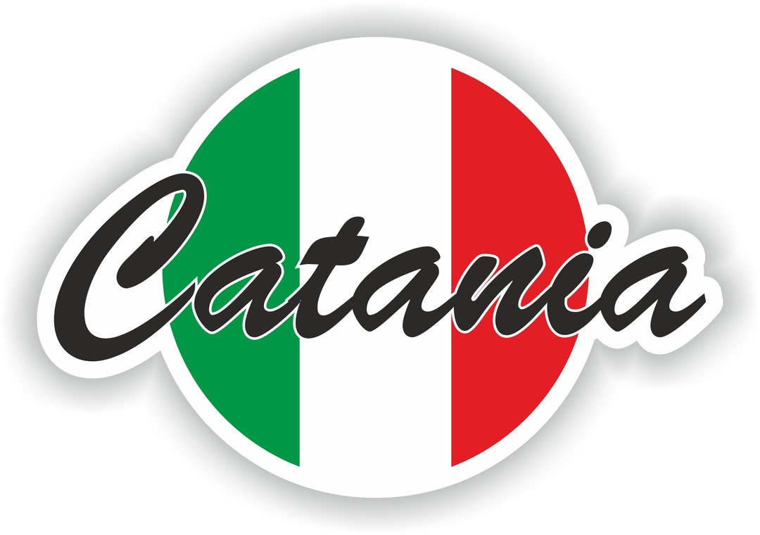 Catania Sticker Flag for Laptop Book Fridge Guitar Motorcycle Helmet ...