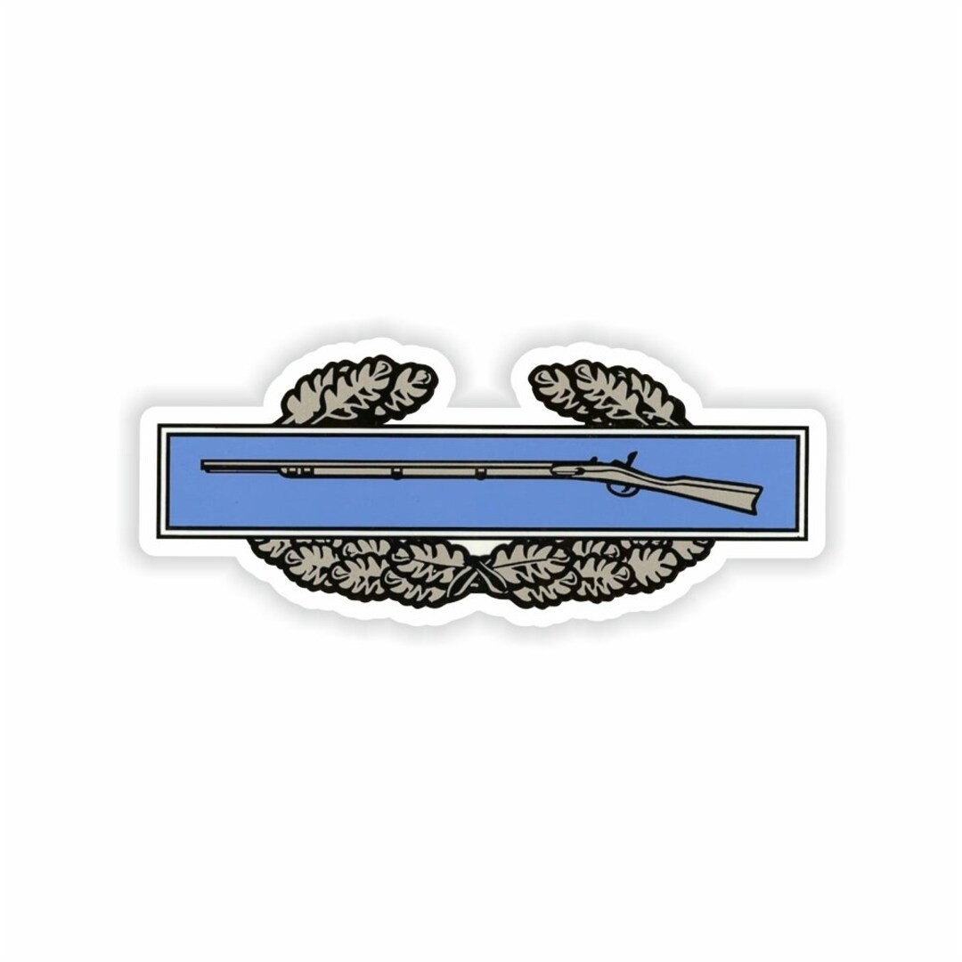 Combat Infantryman Badge Logo CIB Military Sticker for Laptop Book ...