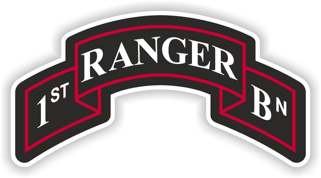 1st Ranger Regiment Insignia Battalion Sticker for Laptop Book Fridge ...