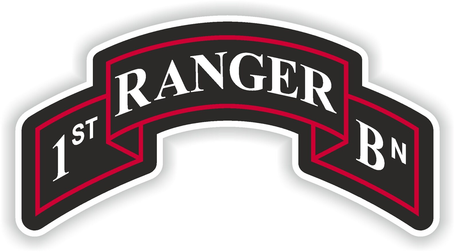1st Ranger Regiment Insignia Battalion Sticker for Laptop Book Fridge ...