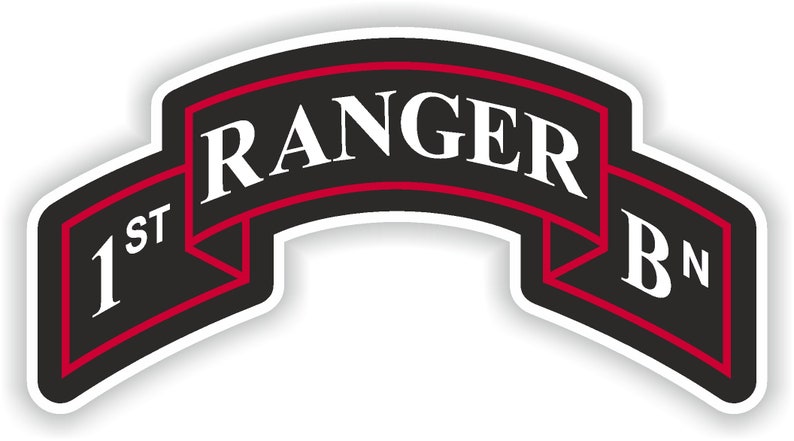 1st Ranger Regiment Insignia Battalion Sticker for Laptop Book Fridge ...