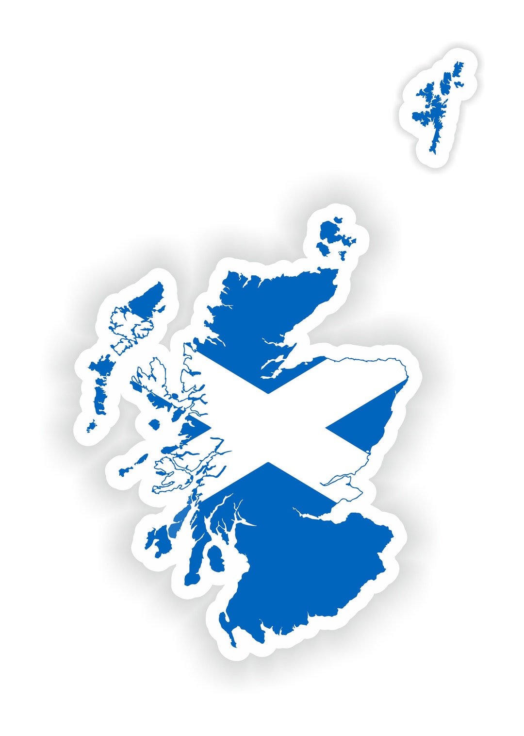 Scotland Map Flag - Digital File Download - Svg, Png, Eps, Jpg - Etsy