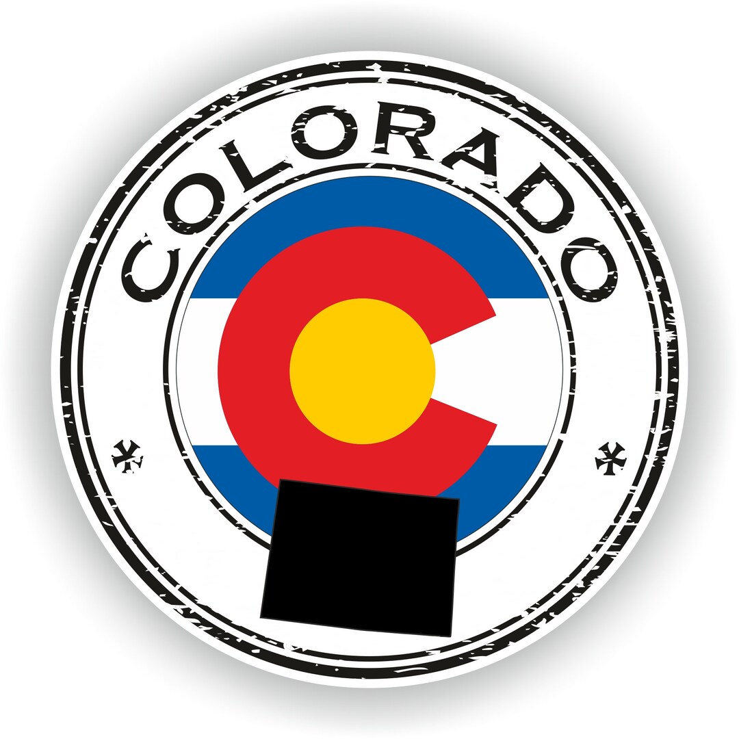 Colorado Seal Round Flag - Digital File Download - Svg, Png, Eps, Jpg ...